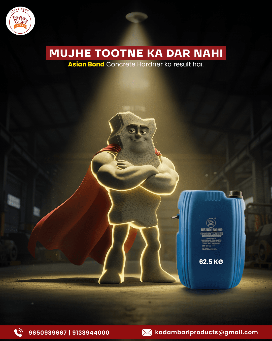 Best Concrete Hardener in India | Asian Bond Manufacturer